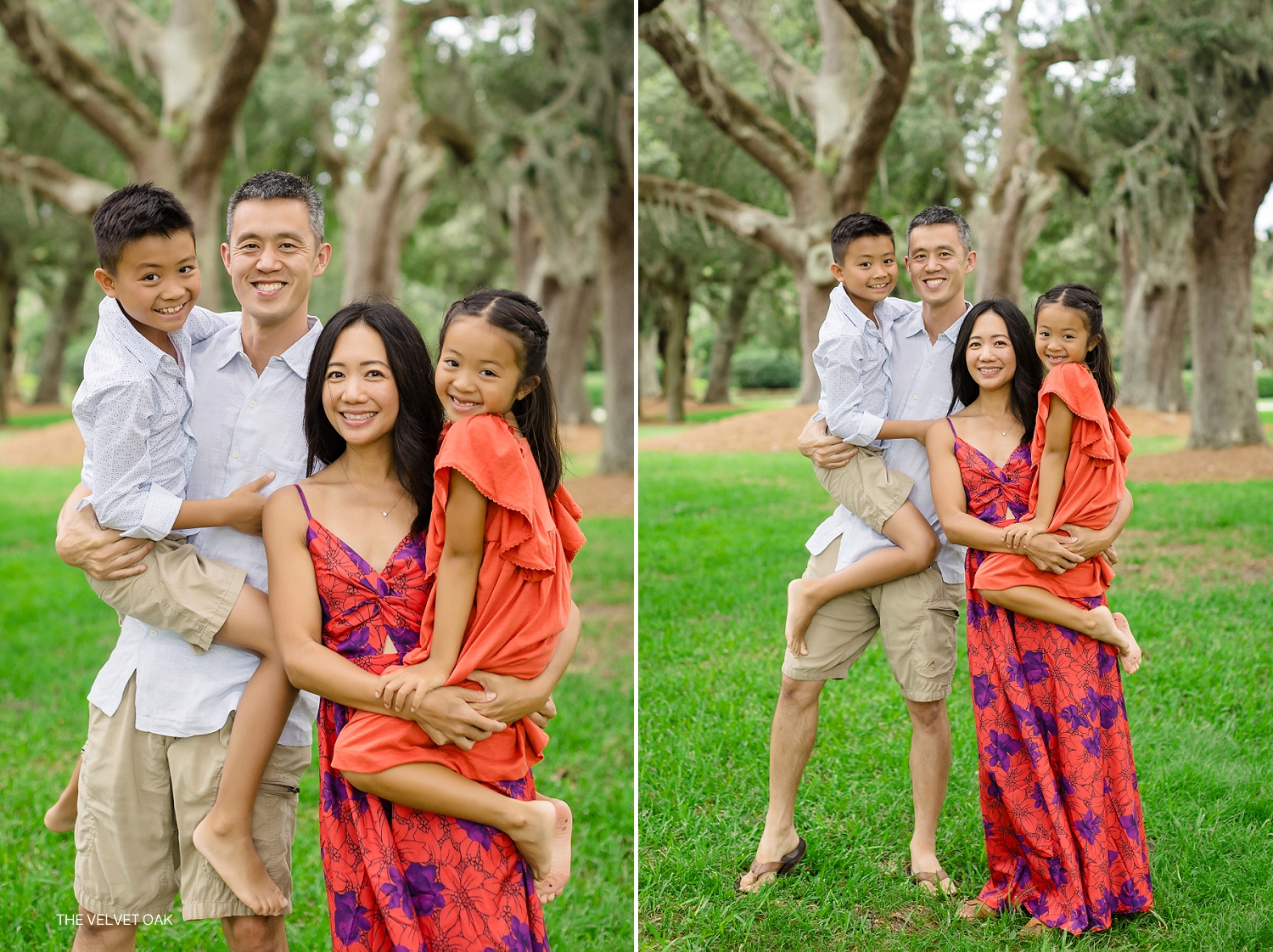 Avenue of the Oaks St Simons Island Family Photographer - The Velvet Oak